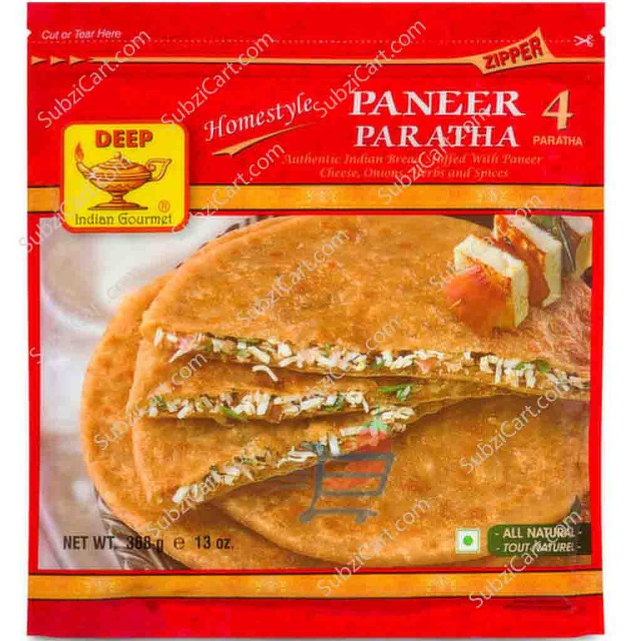 DEEP Paneer Paratha 4 pc • Halal Meat & Grocery By Halal 4 ALL