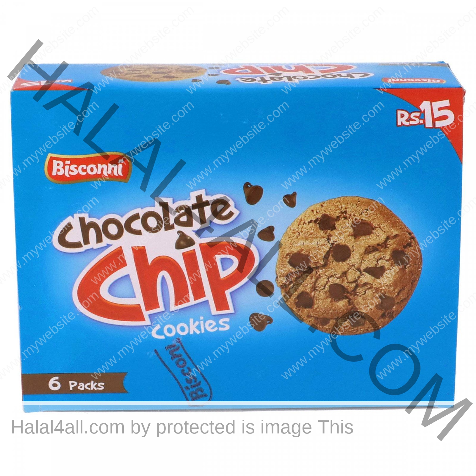 BISCONNI Chocolate Chips Cookies 96 gm – Halal Meat & Grocery By Halal ...